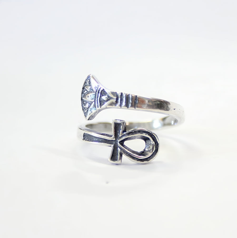 Sterling Silver Ankh Ring | Moon Raven Designs – Moon Raven Designs