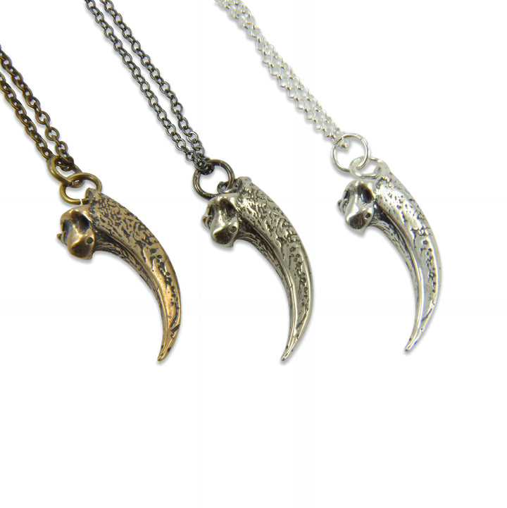 Owl Talon Necklace - Moon Raven Designs Handcrafted Pendant