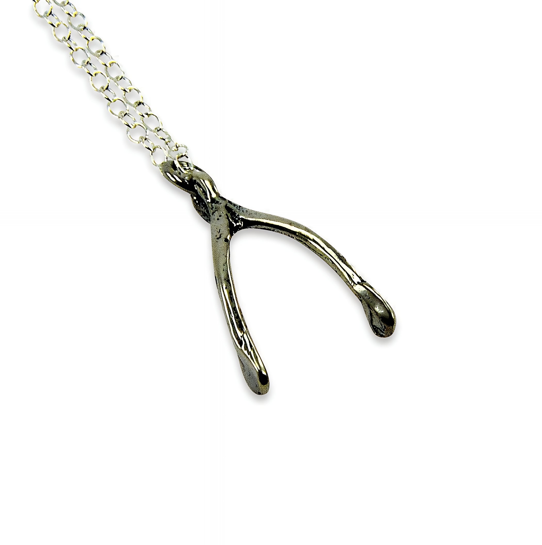 Wish Bone Necklace | Moon Raven Designs Sterling Silver Pendant