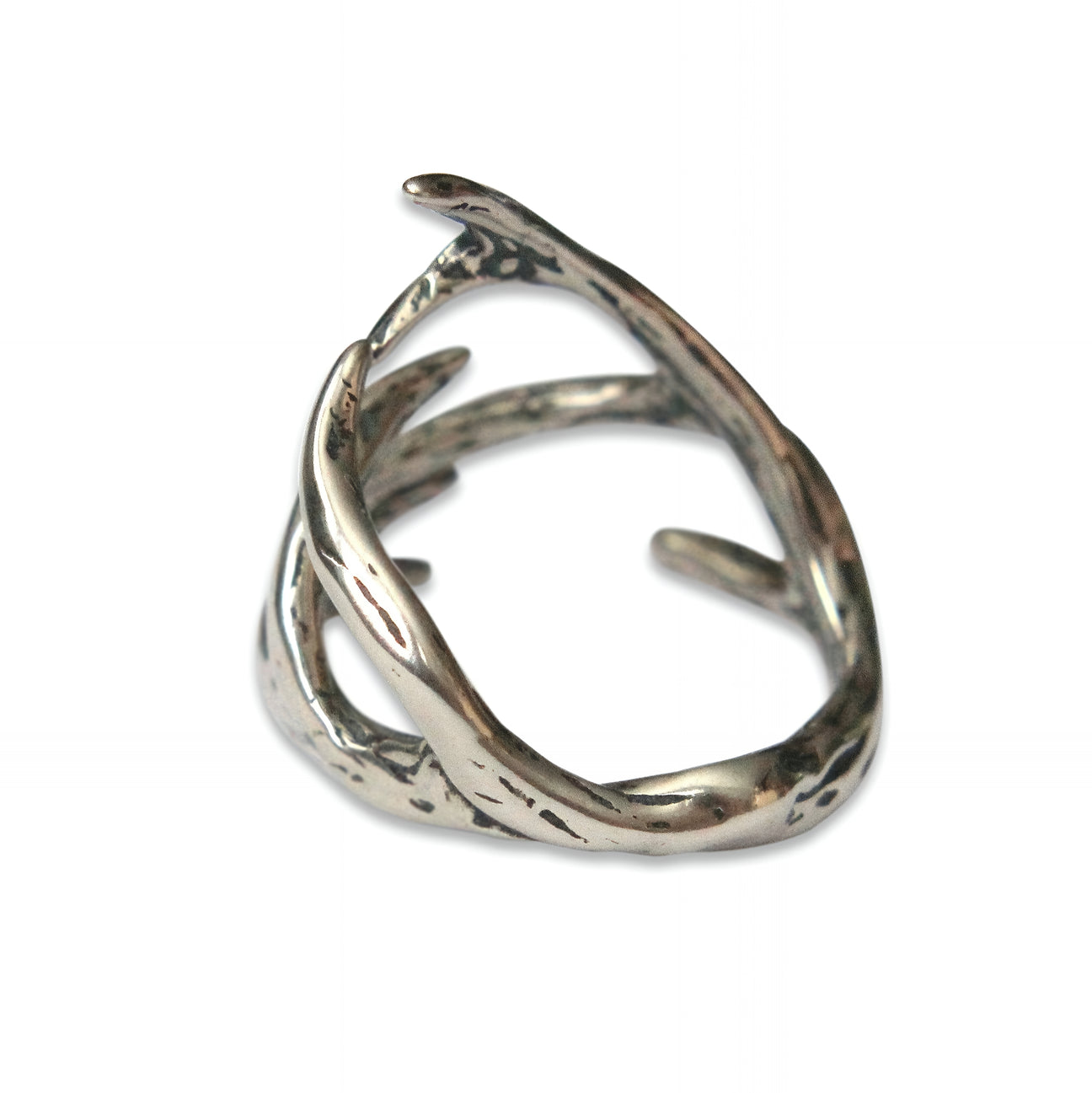 Deer Antler Ring - Moon Raven Designs Adjustable Rustic