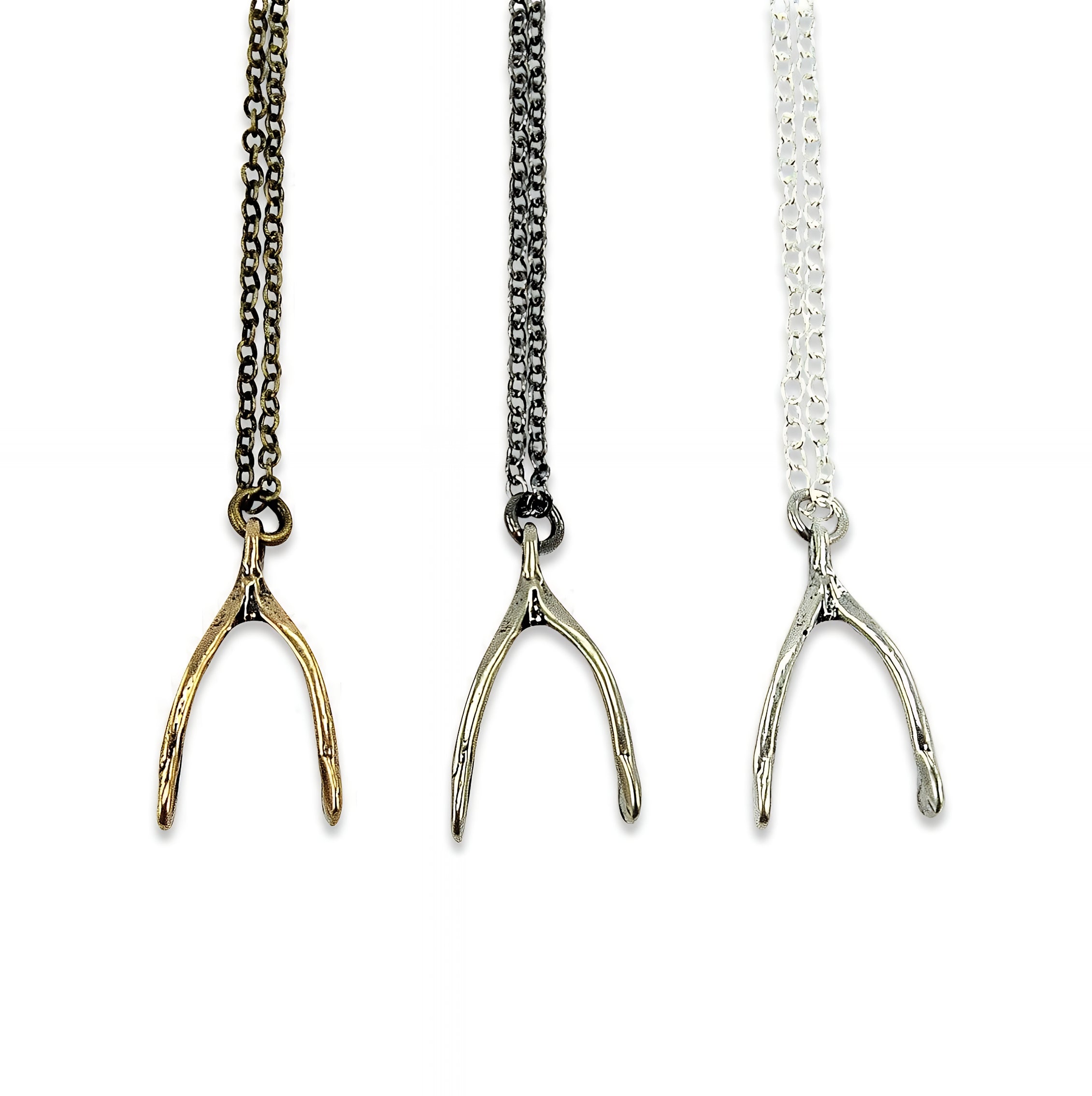 Wish Bone Necklace | Moon Raven Designs Sterling Silver Pendant